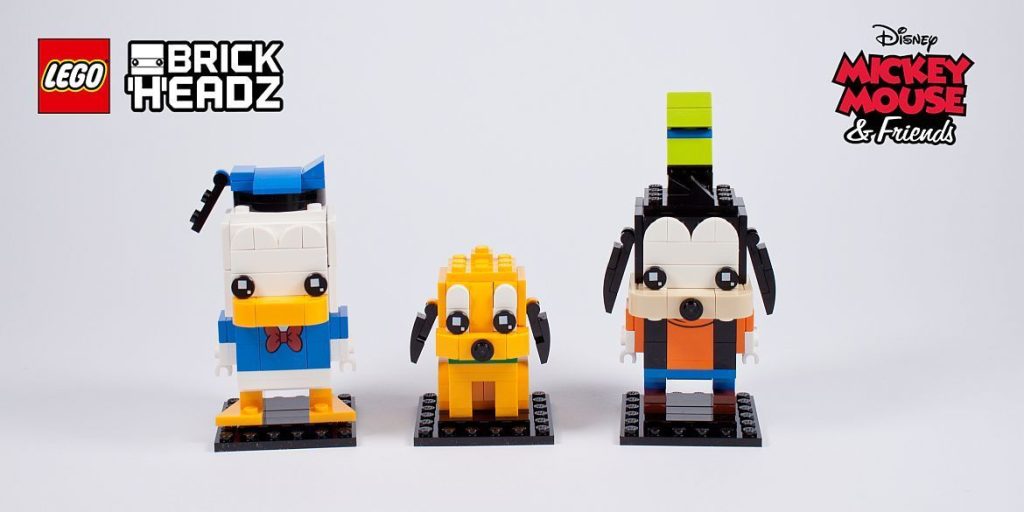 LEGO BrickHeadz: Donald Duck (40377) + Pluto & Goofy (40378) im Review ...