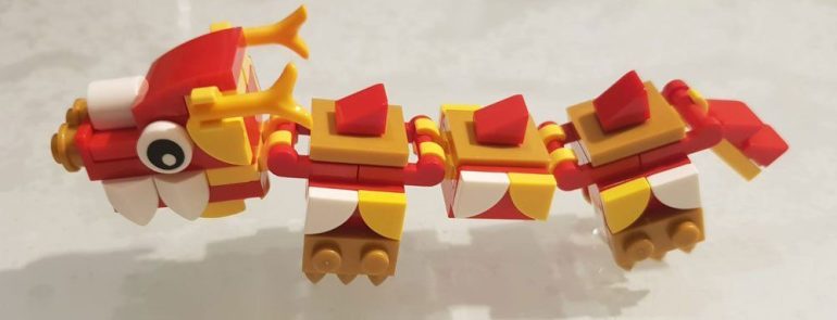 LEGO 40395 China-Drache Mini-Build: Bauanleitung und Teileliste