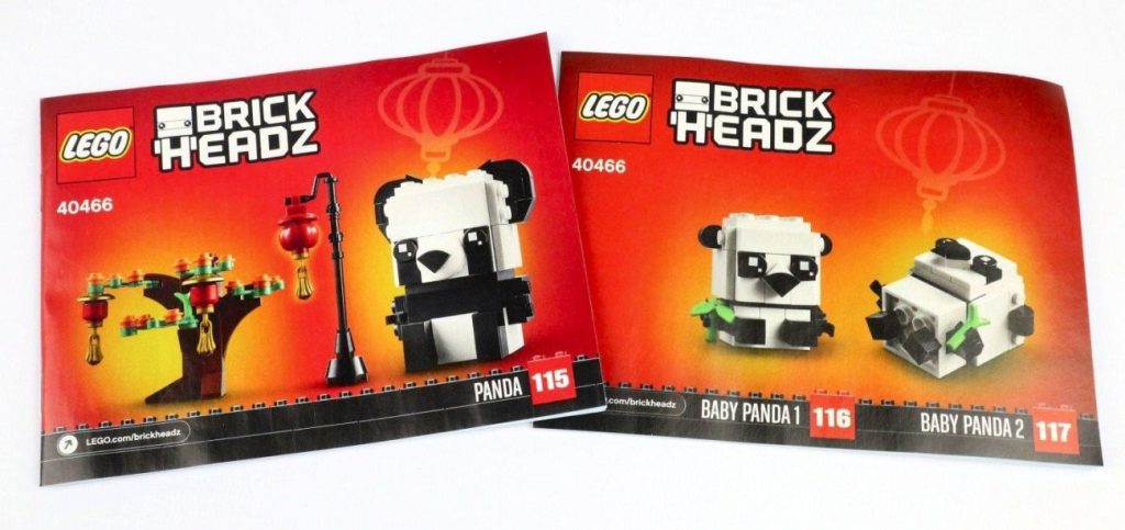 Lunar New Year: LEGO BrickHeadz 40466 Pandas im Review