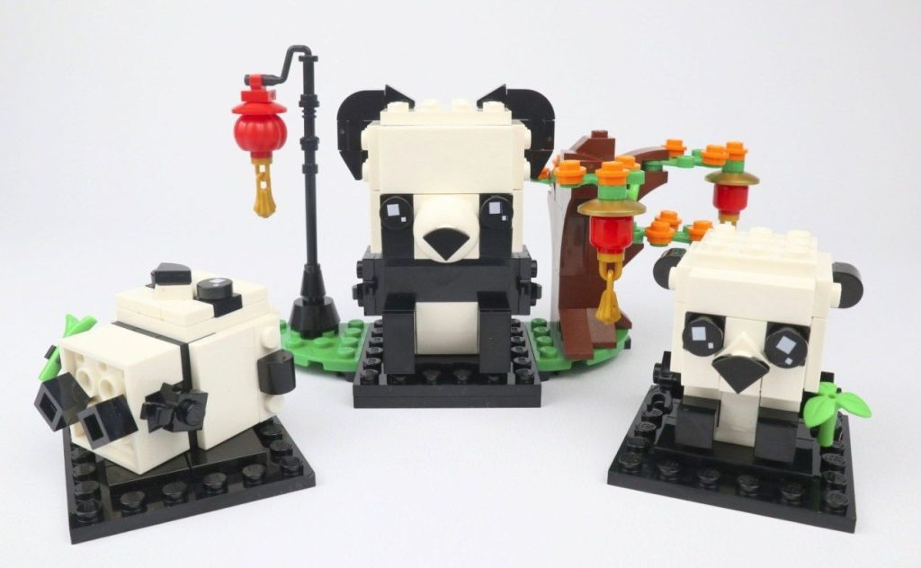 Lunar New Year: LEGO BrickHeadz 40466 Pandas im Review