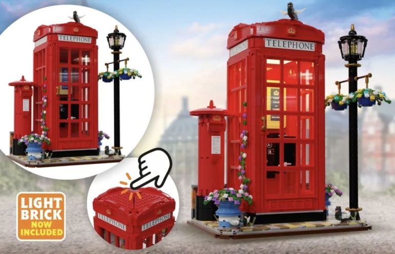 Die Red London Telephone Box überzeugt 10.000 Fans auf LEGO Ideas