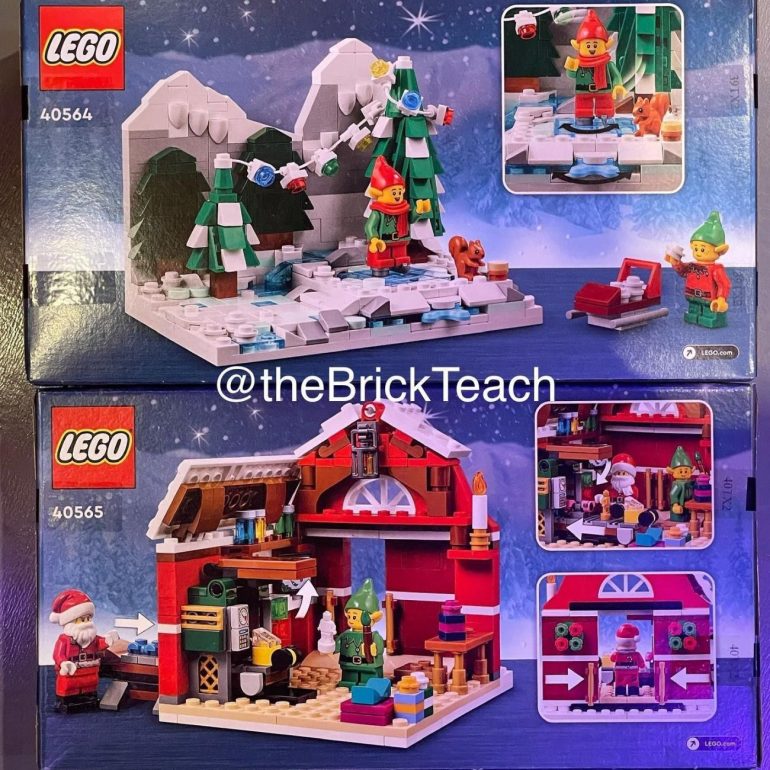 LEGO 40564 Winter Elves Scene & 40565 Santa's Workshop: Erste Bilder ...