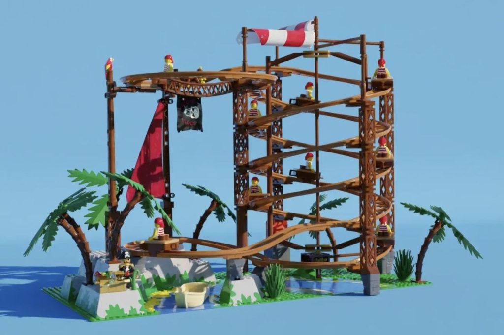 Der Double Helix Coaster fährt ins LEGO Ideas Review | PROMOBRICKS