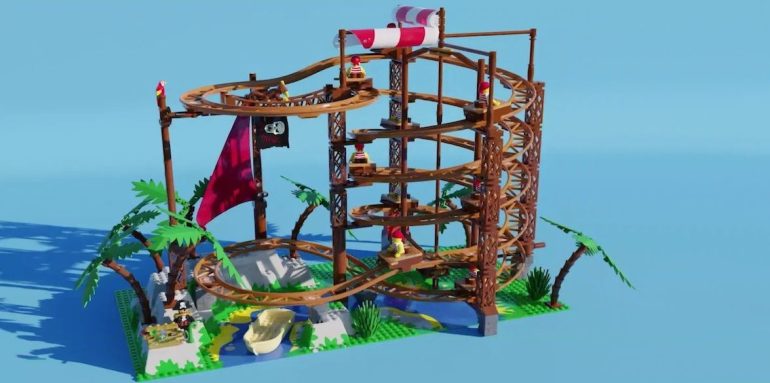 Der Double Helix Coaster fährt ins LEGO Ideas Review | PROMOBRICKS