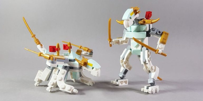 Neues LEGO Ninjago 2023 Polybag: 30649 Eisdrache im Review