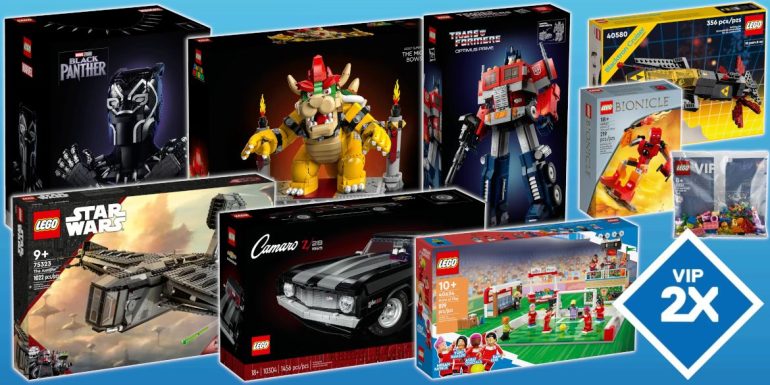 LEGO VIP Tage gestartet: 3 GWPs, doppelte VIP Punkte & bis zu 30% Rabatt