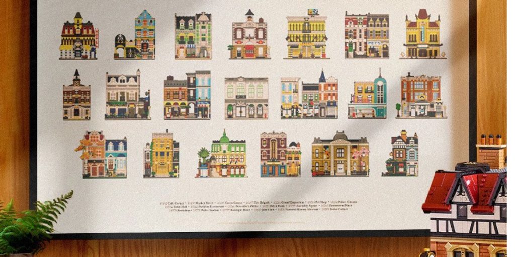 LEGO Modular Buildings Jubiläums-Poster zum Download