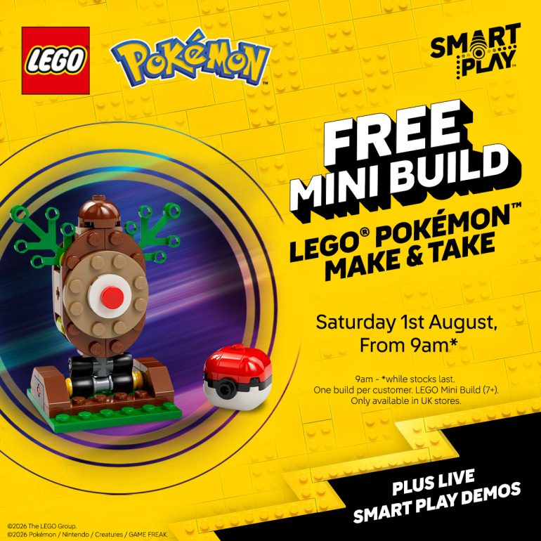 Lego Pokemon Make And Take Aktion In Uk Promobricks